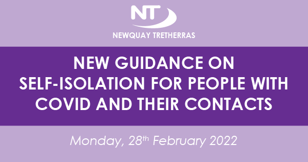 New guidance on self-isolation for people with Covid -28/02/22