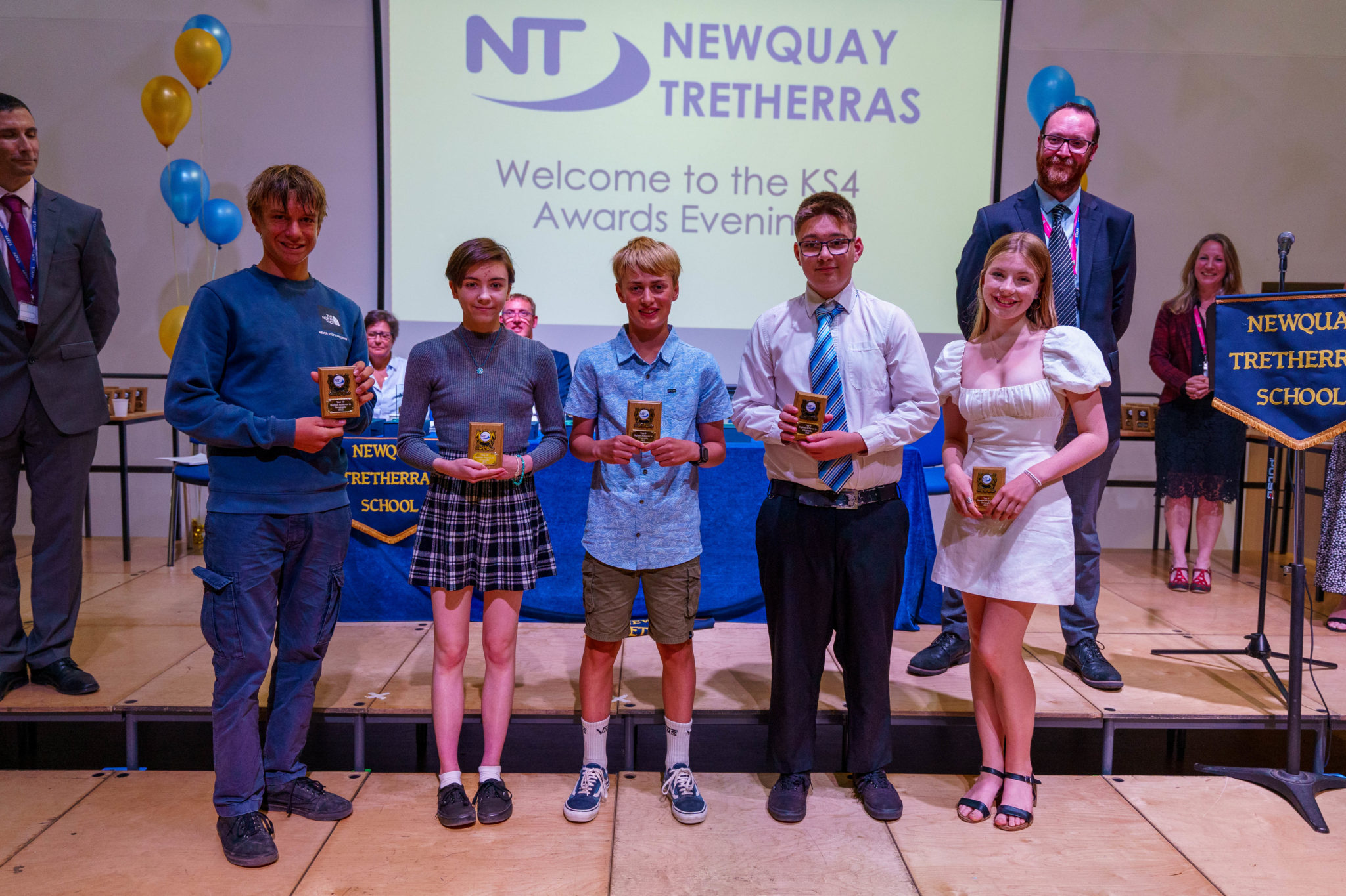 Newquay Tretherras Key Stage 4 Awards Evening