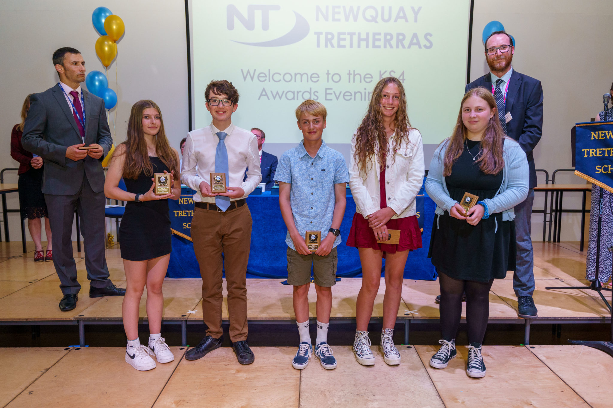 Newquay Tretherras Key Stage 4 Awards Evening
