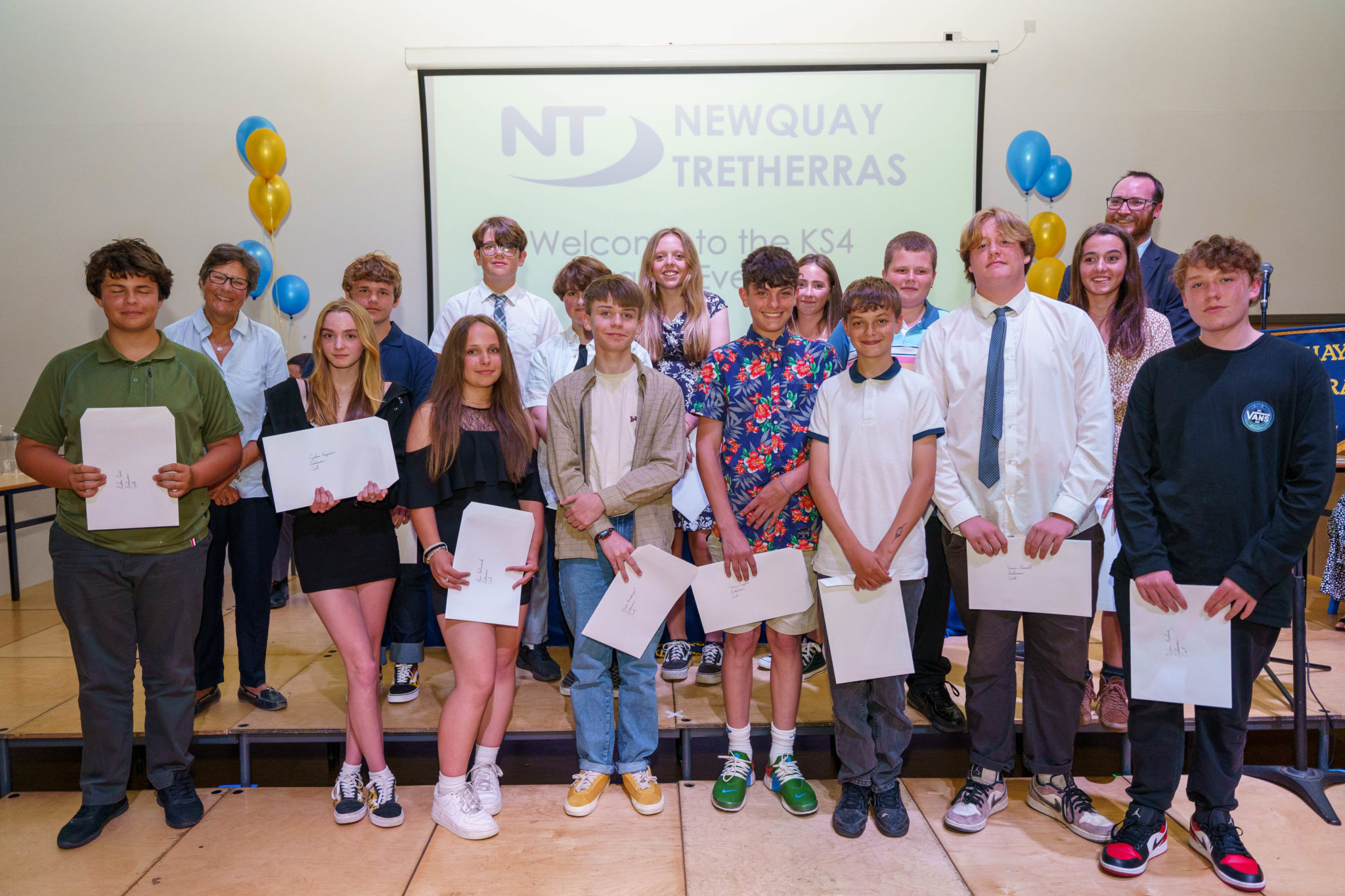 Newquay Tretherras Key Stage 4 Awards Evening