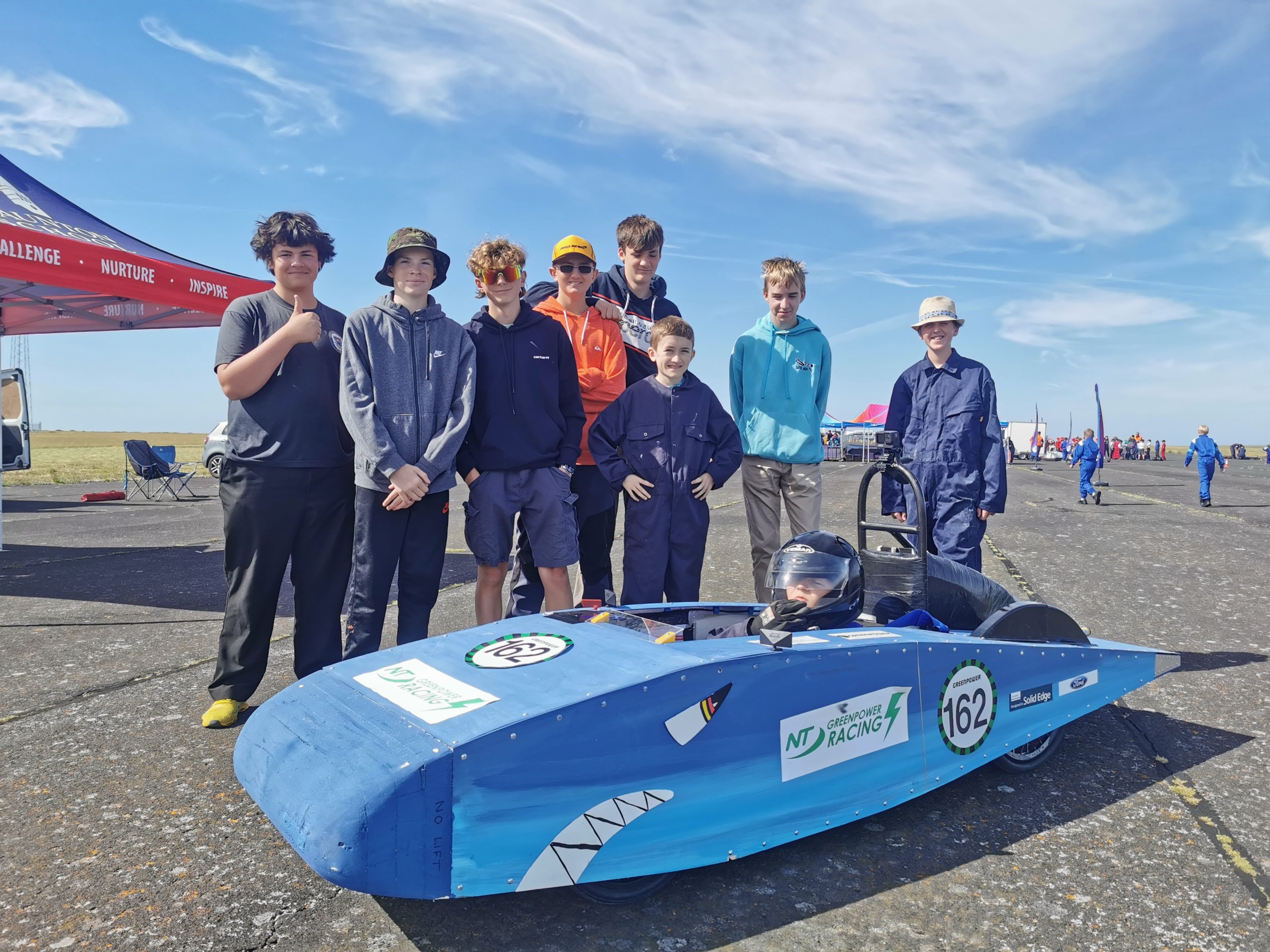 NT Greenpower Electric Racing Team Hit Top Speeds